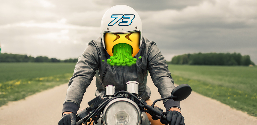 Special Feature: Vomiting in your helmet - all you ever needed to know