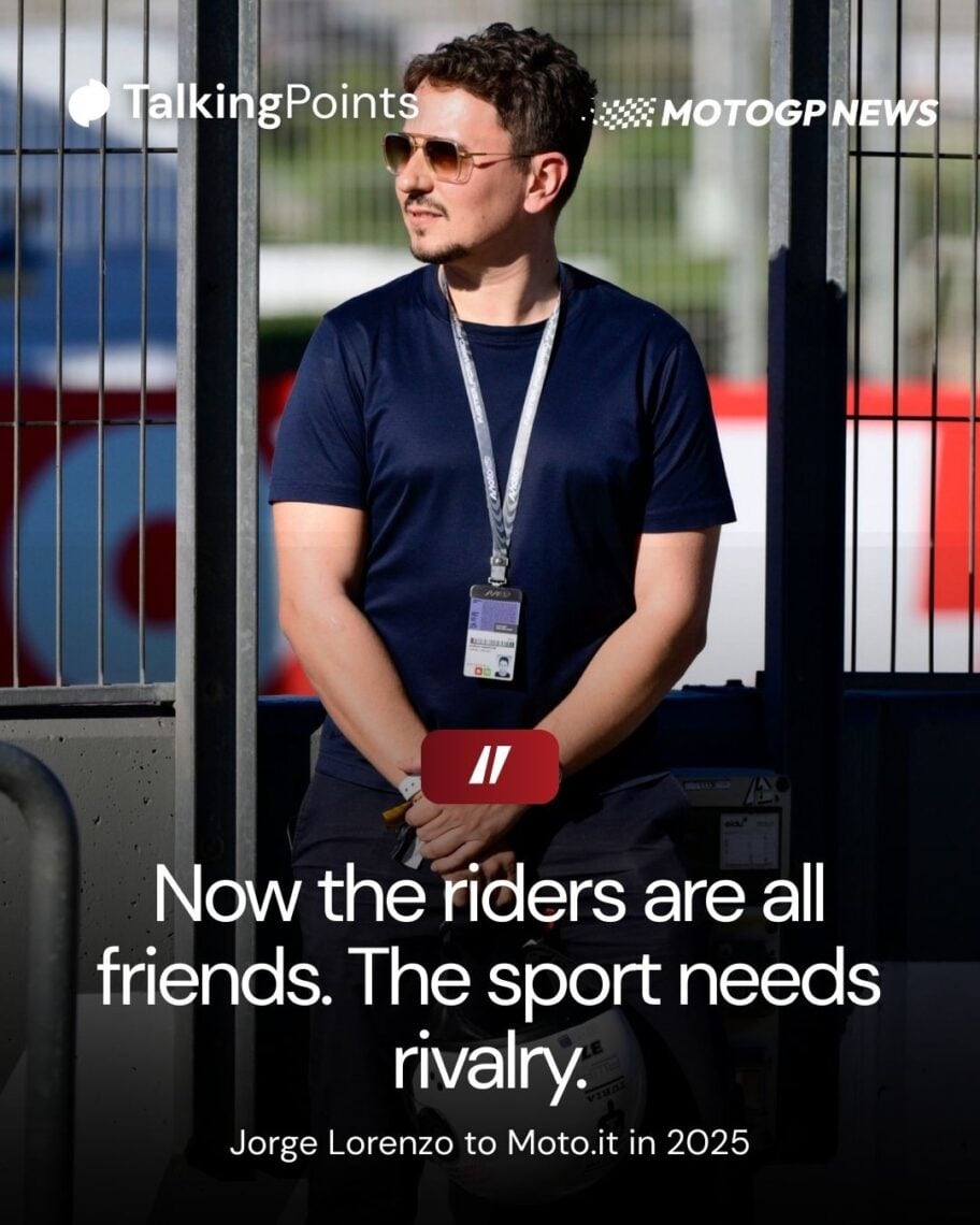 Jorge Lorenzo says MotoGP needs real rivalries again, 'the riders are ...