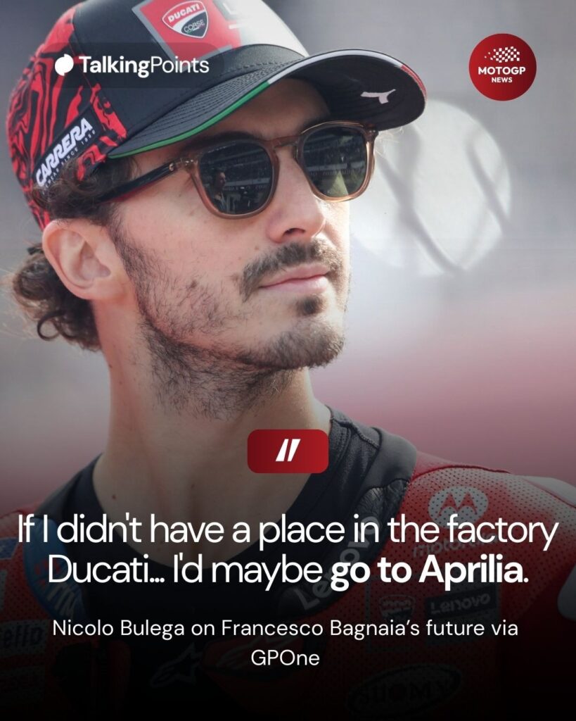 Aprilia have made Francesco Bagnaia a £2.6m offer to join their MotoGP ...