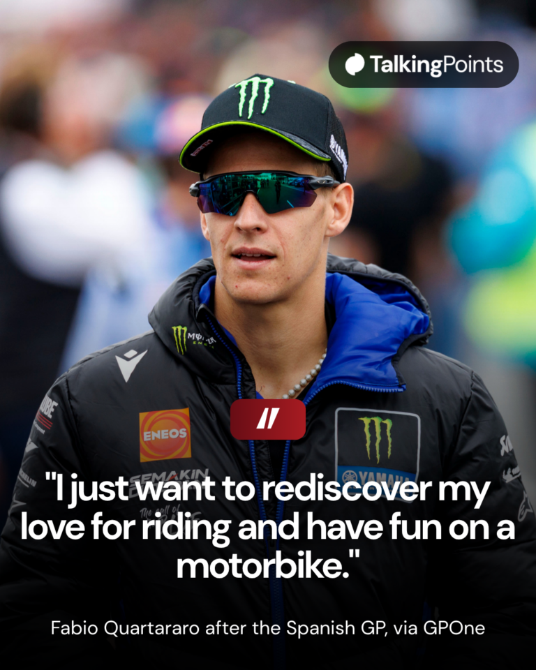 Fabio Quartararo admits he feels 'lost' on Yamaha's bike after race ...